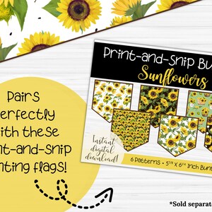 Sunflowers Bulletin Board Border | Printable Classroom Board Trim ...