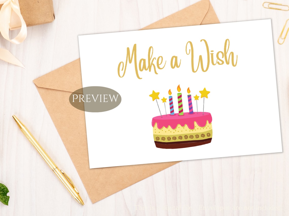 Printable Birthday Celebration Cards 3.5X5 Inch Greeting - Etsy