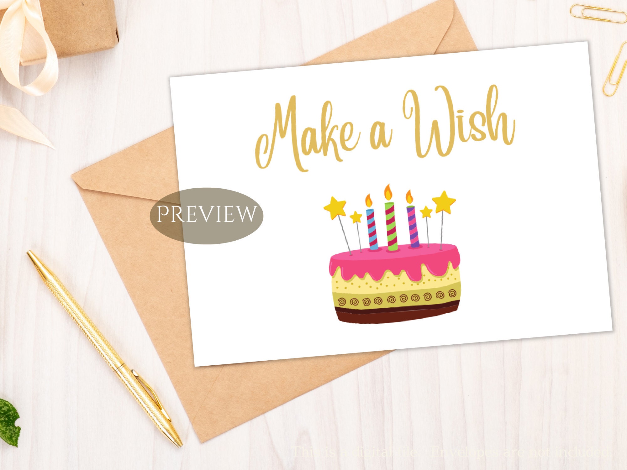 Printable Birthday Celebration Cards 3.5X5 Inch Greeting - Etsy