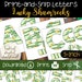 Printable St. Patrick's Day Bulletin Board Letters, Lucky Shamrocks and ...