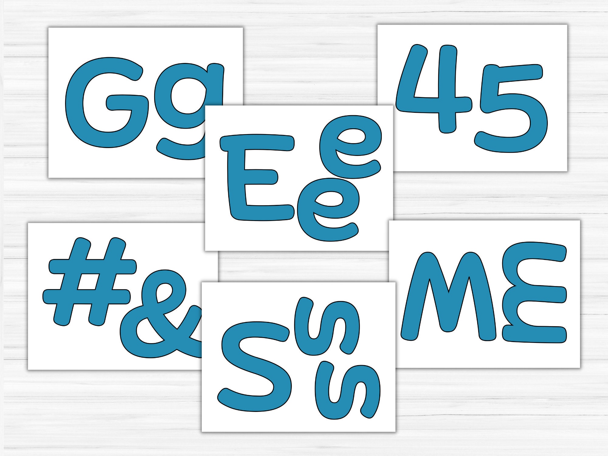 Colorful Mosaic Printable Bulletin Board Border and Teal Blue - Etsy