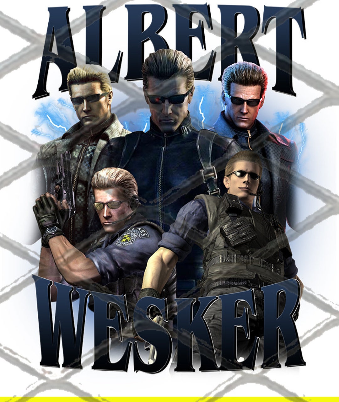 Albert Wesker Resident Evil Vintage PNG Gift for Women and - Etsy