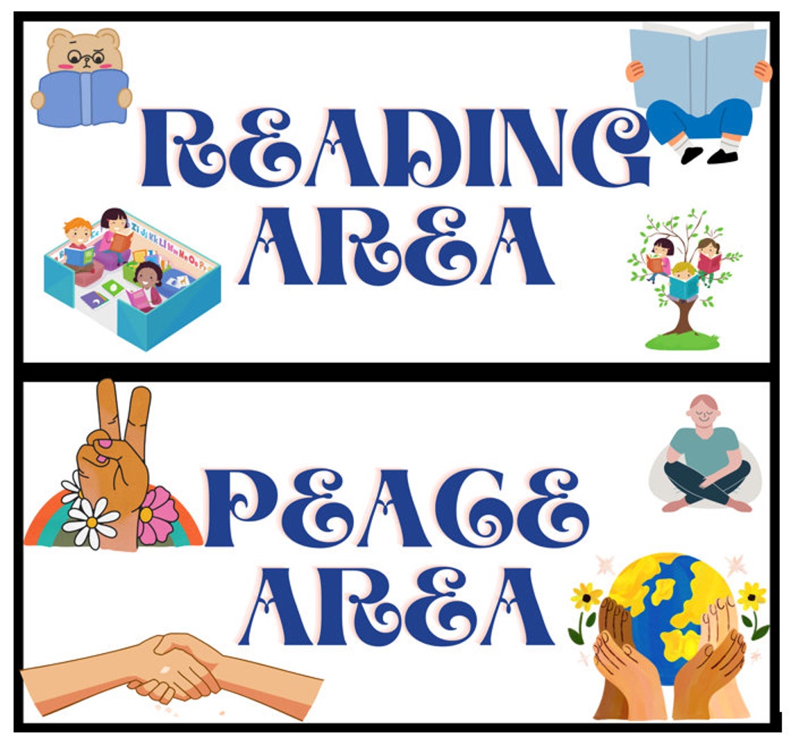 Montessori Classroom Subject Labels - Etsy