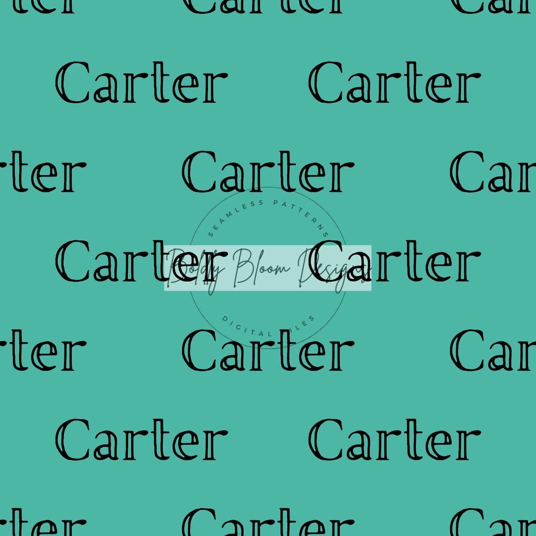 Personalized Name Seamless Pattern, Custom Name File, Seamless Name ...