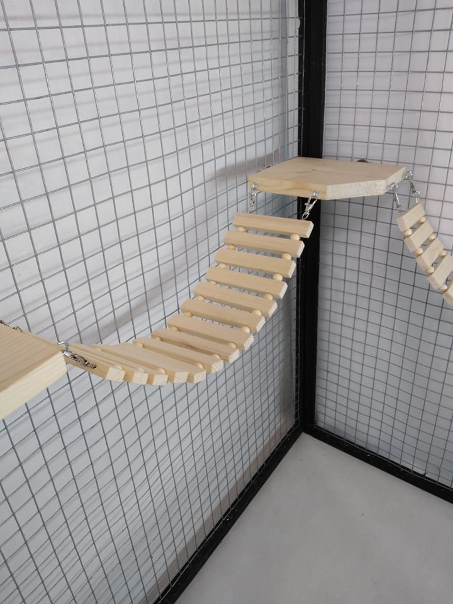 Chinchilla Bridge Rat Cage Accessories Wood Rat Ladder - Etsy