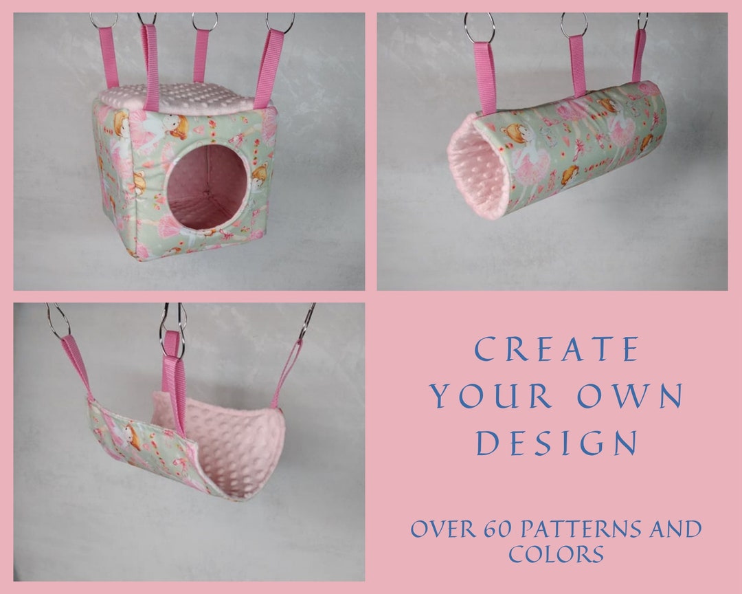 3 Piece Rat Hammock Set Ferret Hammock Set Chinchilla - Etsy