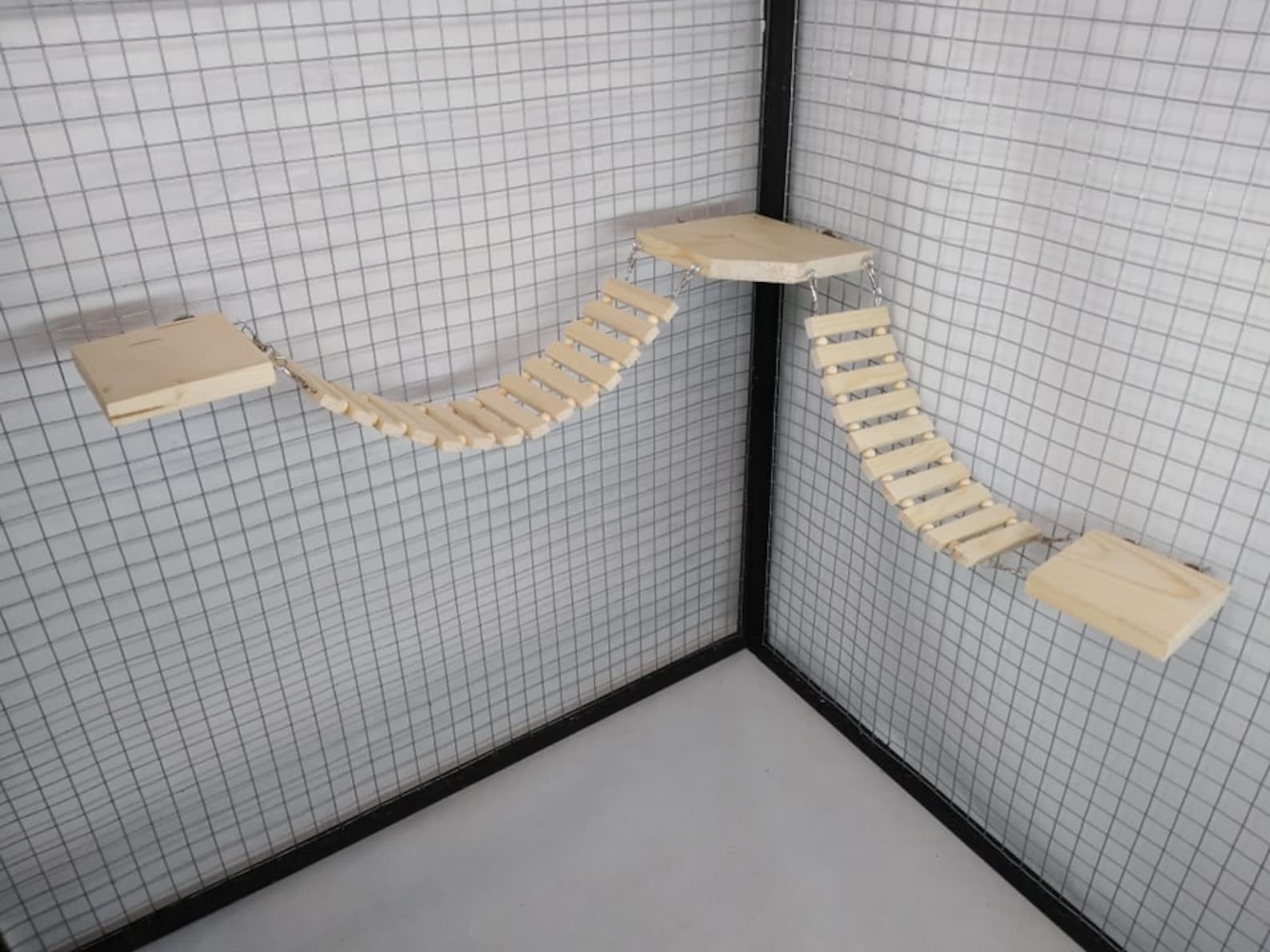 Chinchilla Bridge Rat Cage Accessories Wood Rat Ladder - Etsy
