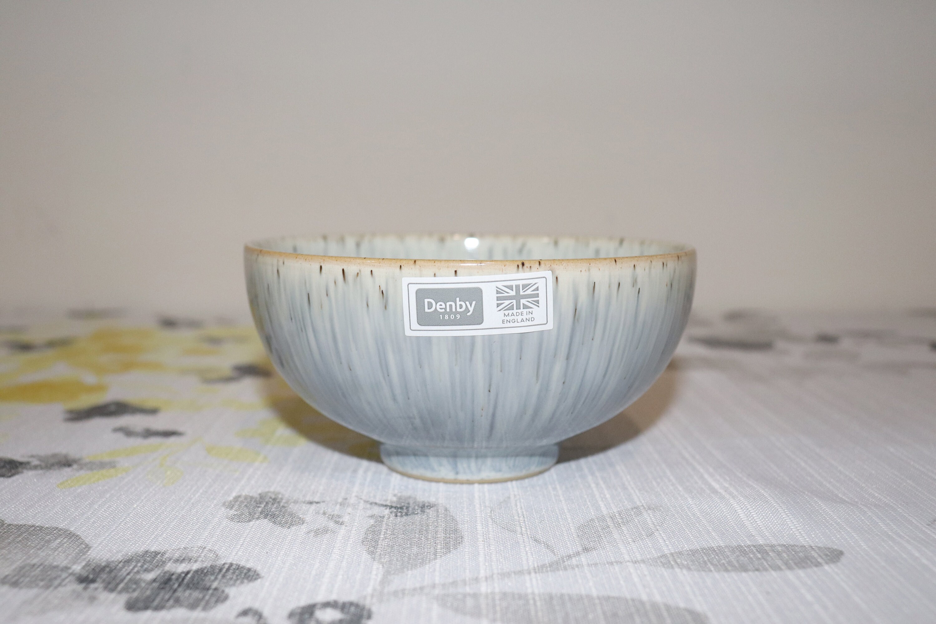 Denby Langley Halo Rice Bowl, 6 Piece Setting, 4 Piece Setting, 2 Piece ...