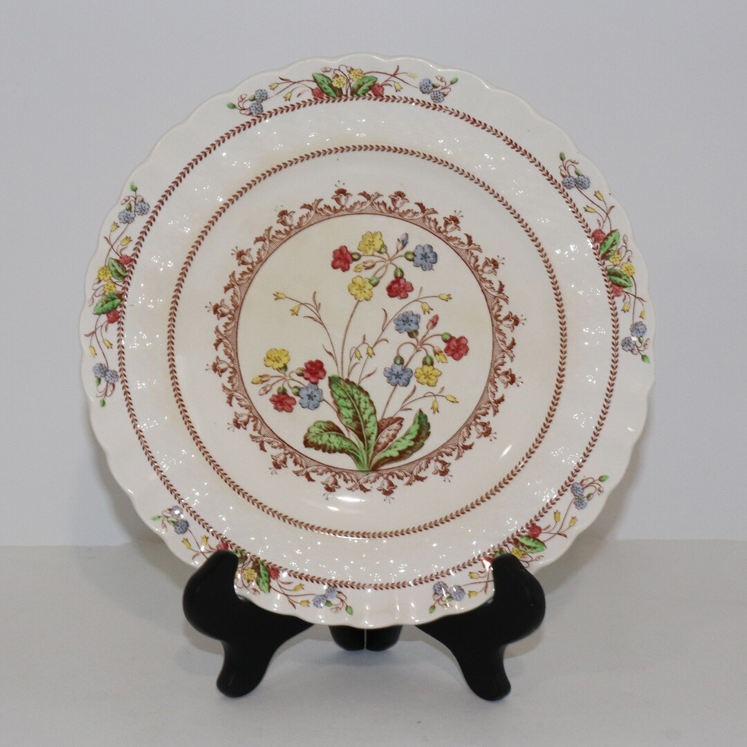 Spode Cowslip Luncheon Plate, Dessert Plate for Tableware, Appetizer ...