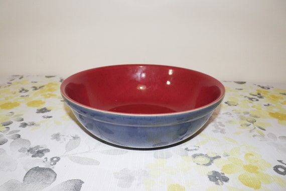 Denby Pottery Langley Harlequin Green Blue Red Teapot With Lid ...