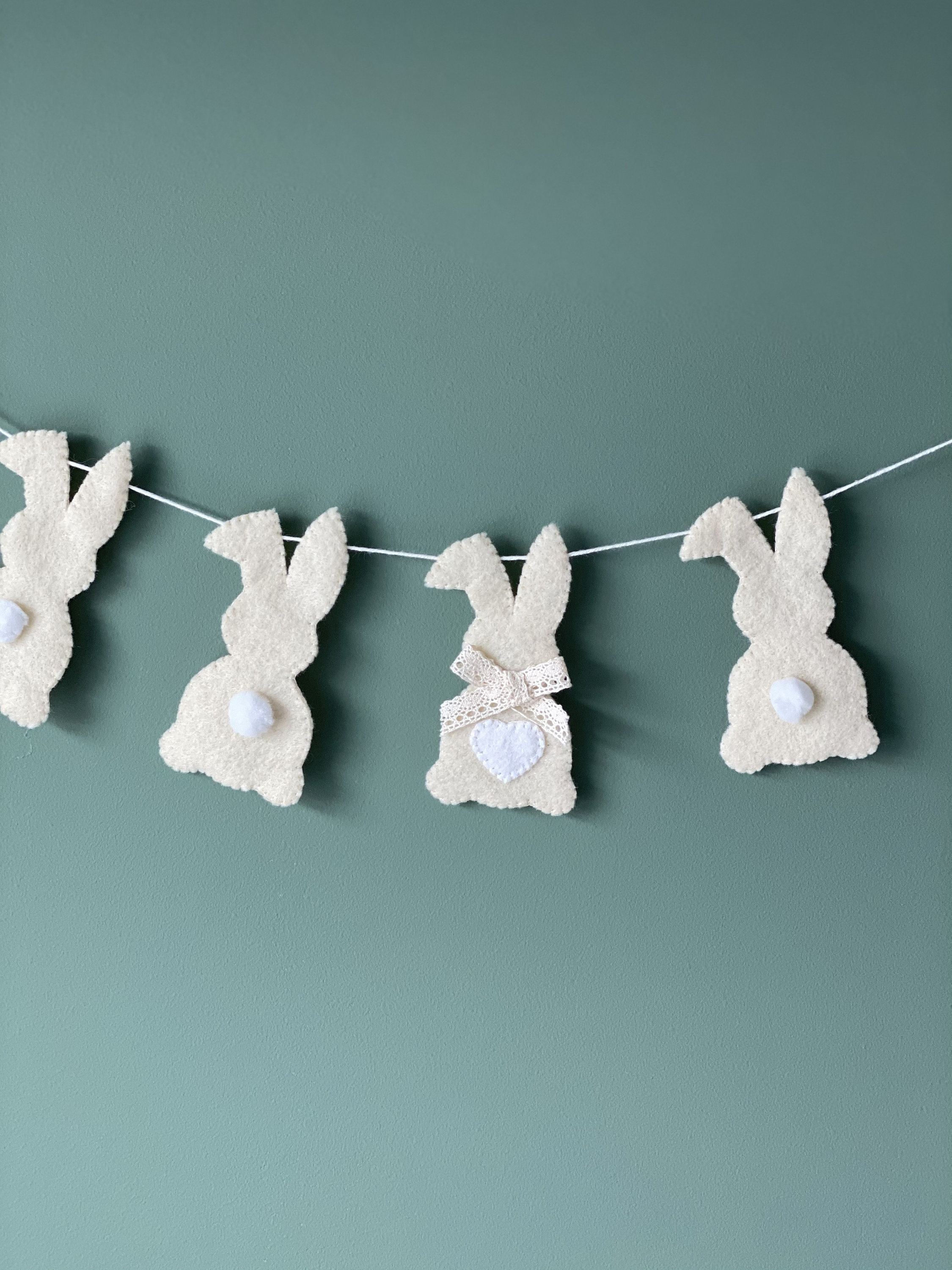 Bunny Garland Nursery Rabbit Garland Easter Garland Crib - Etsy
