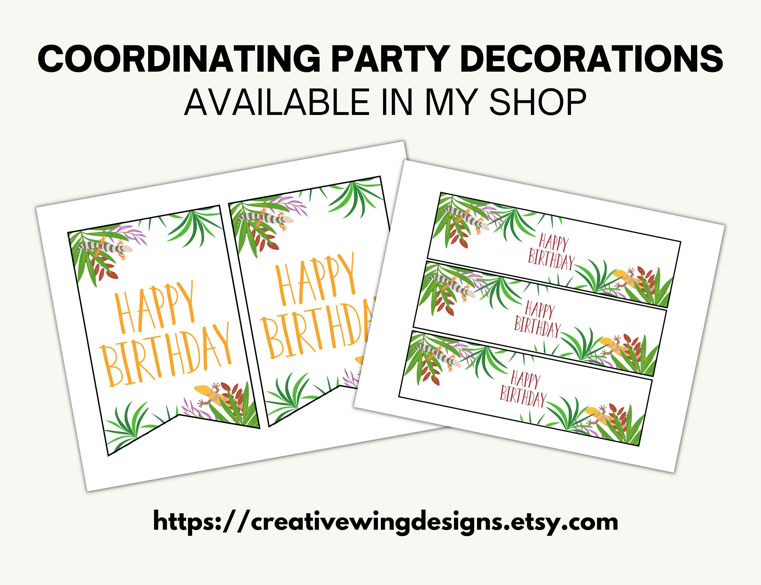 Reptile Birthday Party Games, Kid Icebreaker Game, Reptile BINGO ...