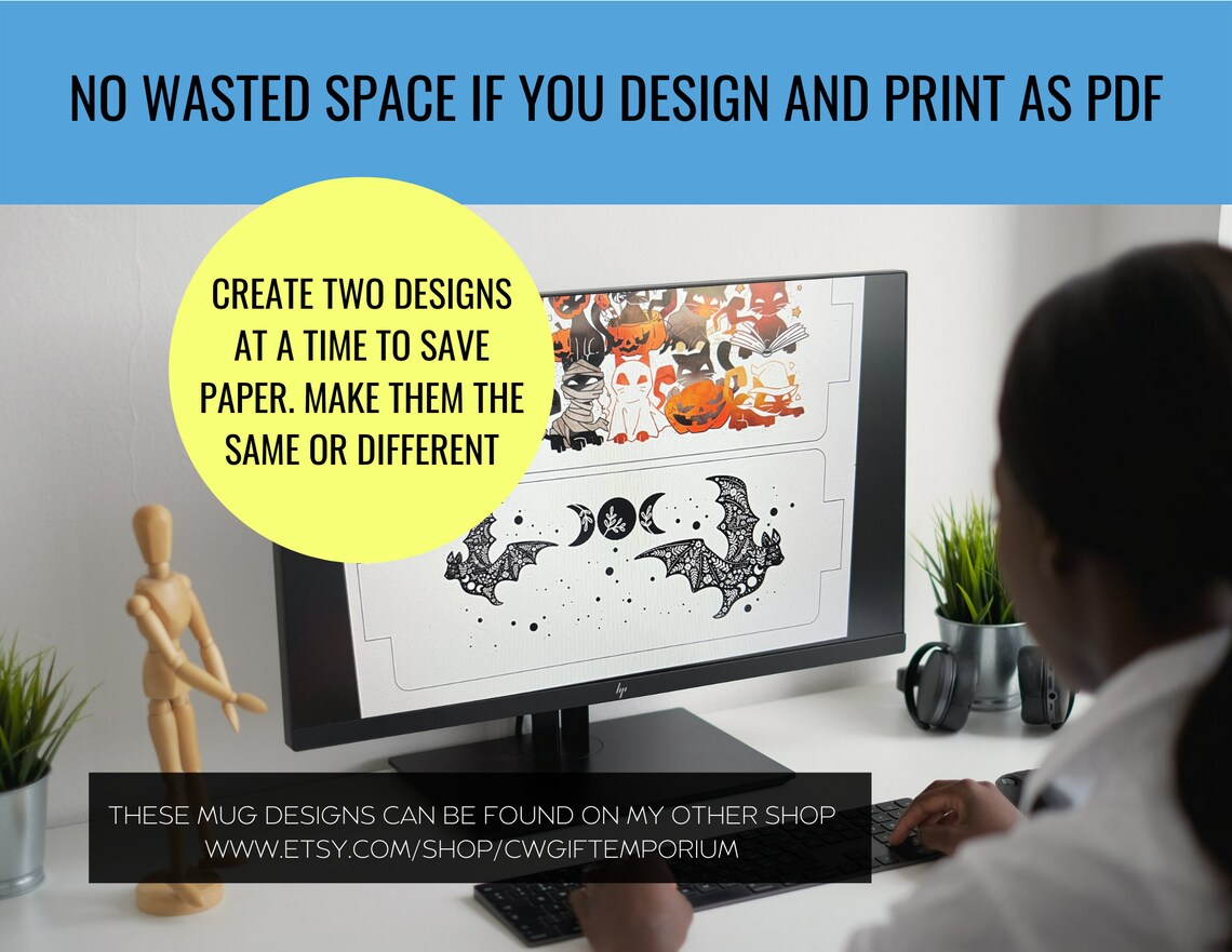 SVG Mug Template, Sublimation Mug Template, Customizable Mug Press ...