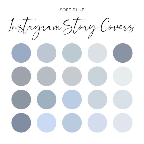 Solid Instagram Highlight Covers - Etsy