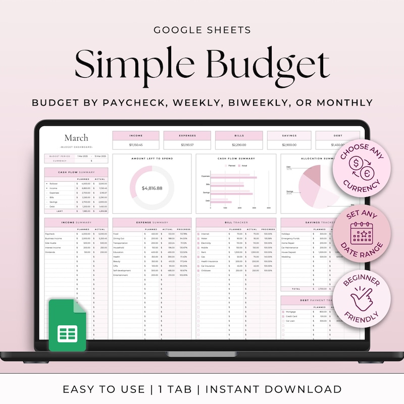 Bi Weekly Payment Planner - Etsy