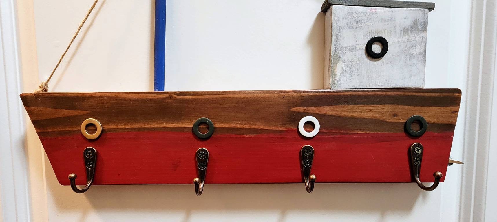 Fishing Boat Key Holder Key Hooks Key Organization Key - Etsy UK