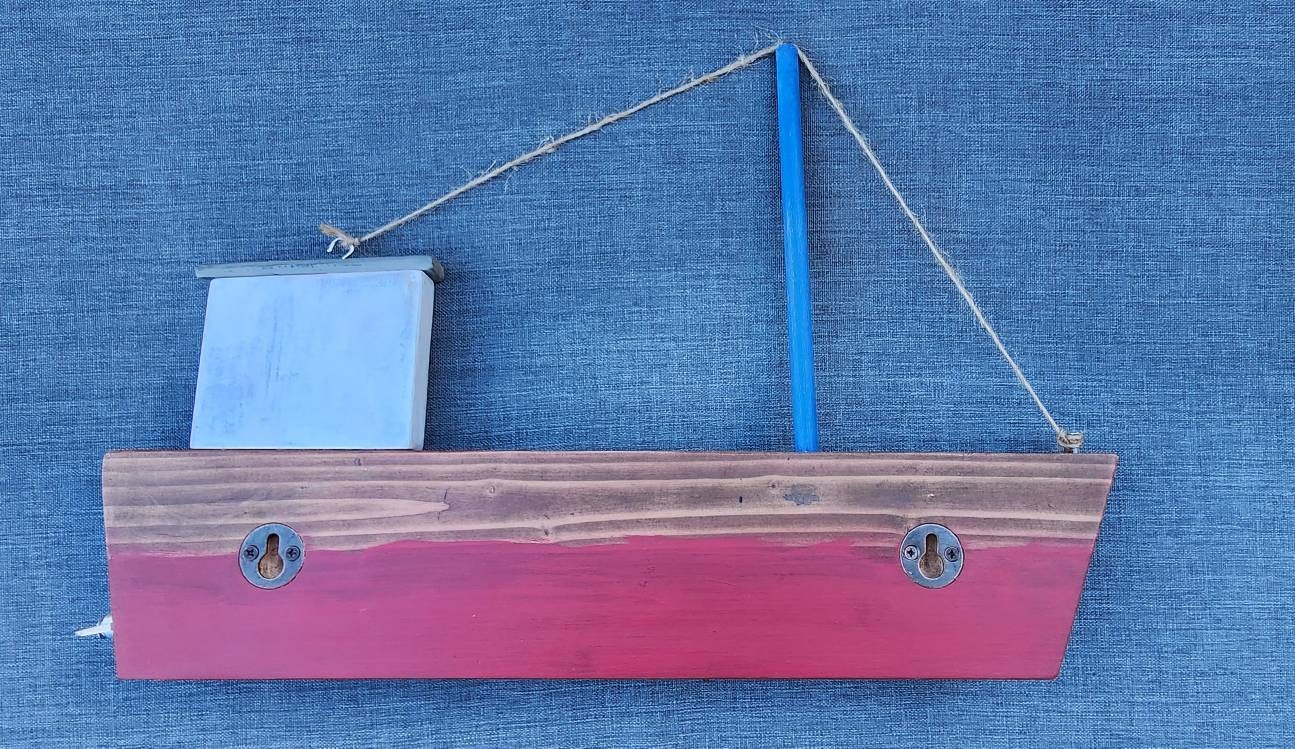 Fishing Boat Key Holder Key Hooks Key Organization Key - Etsy UK