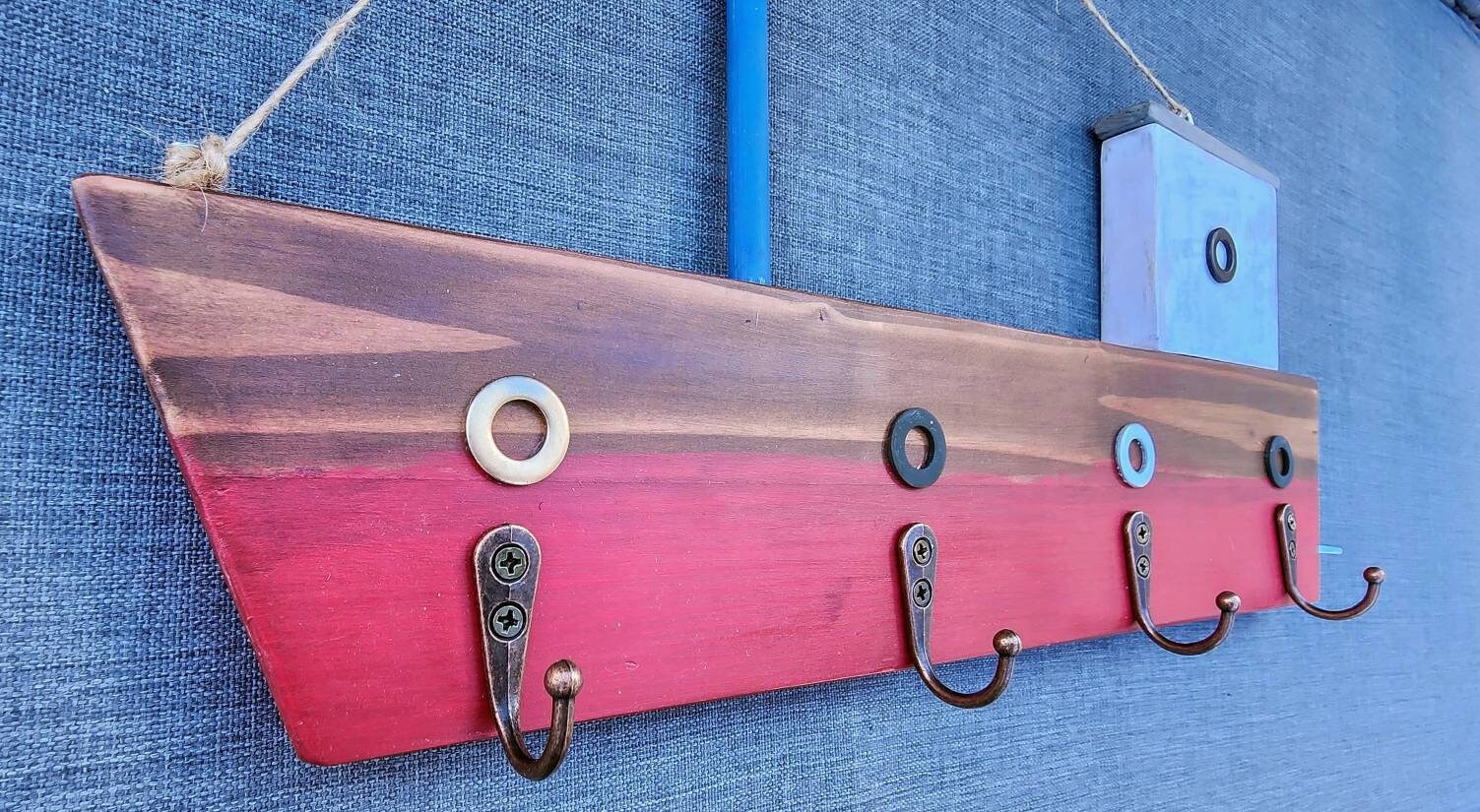 Fishing Boat Key Holder Key Hooks Key Organization Key - Etsy UK