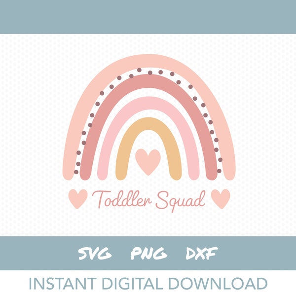 Toddler Squad Svg - Etsy