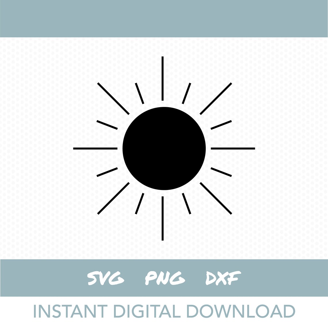 Sunshine SVG Simple Full Sun Clipart Boho Sun (Download Now) - Etsy