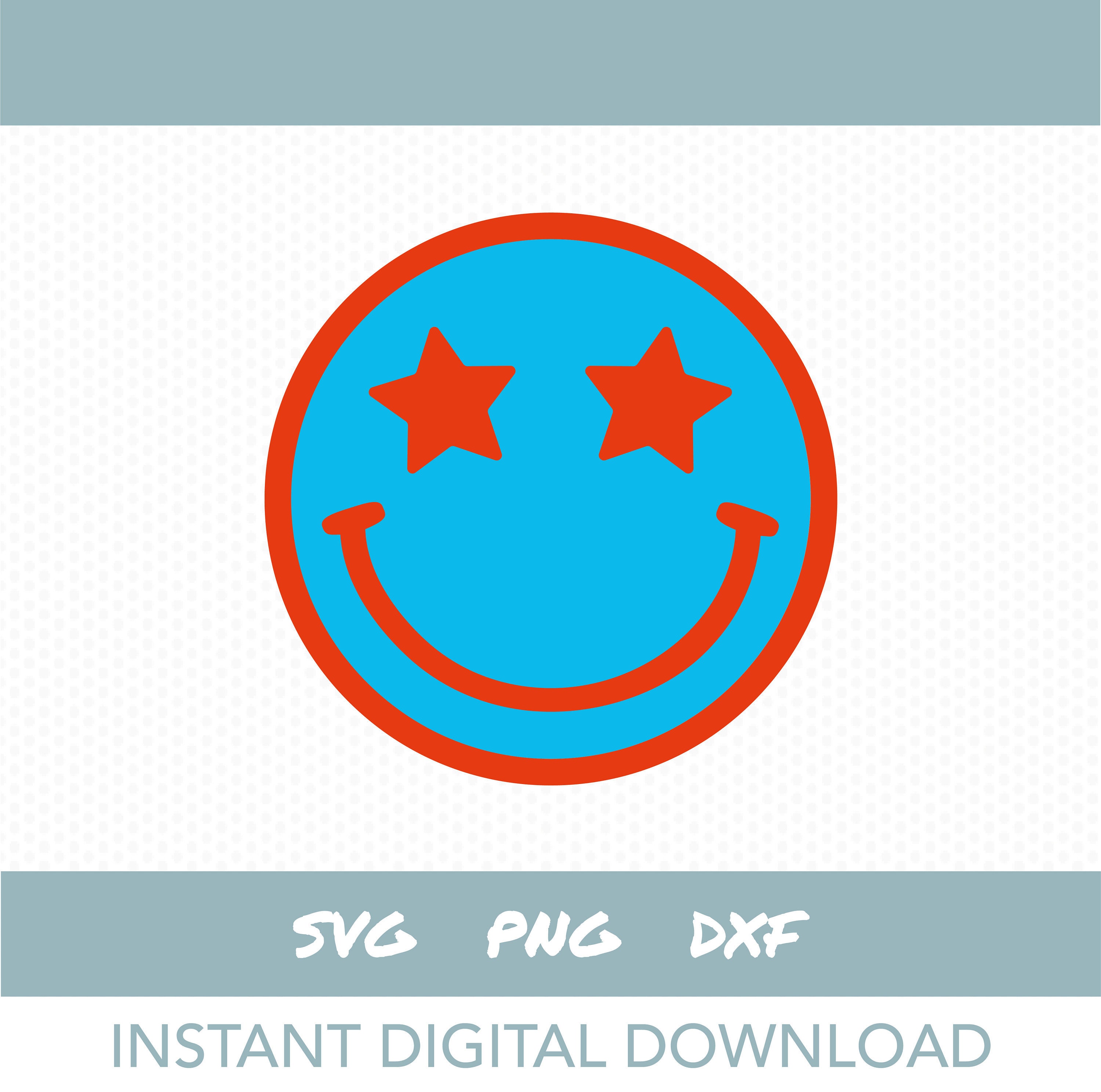 Blue Smiley Face Png