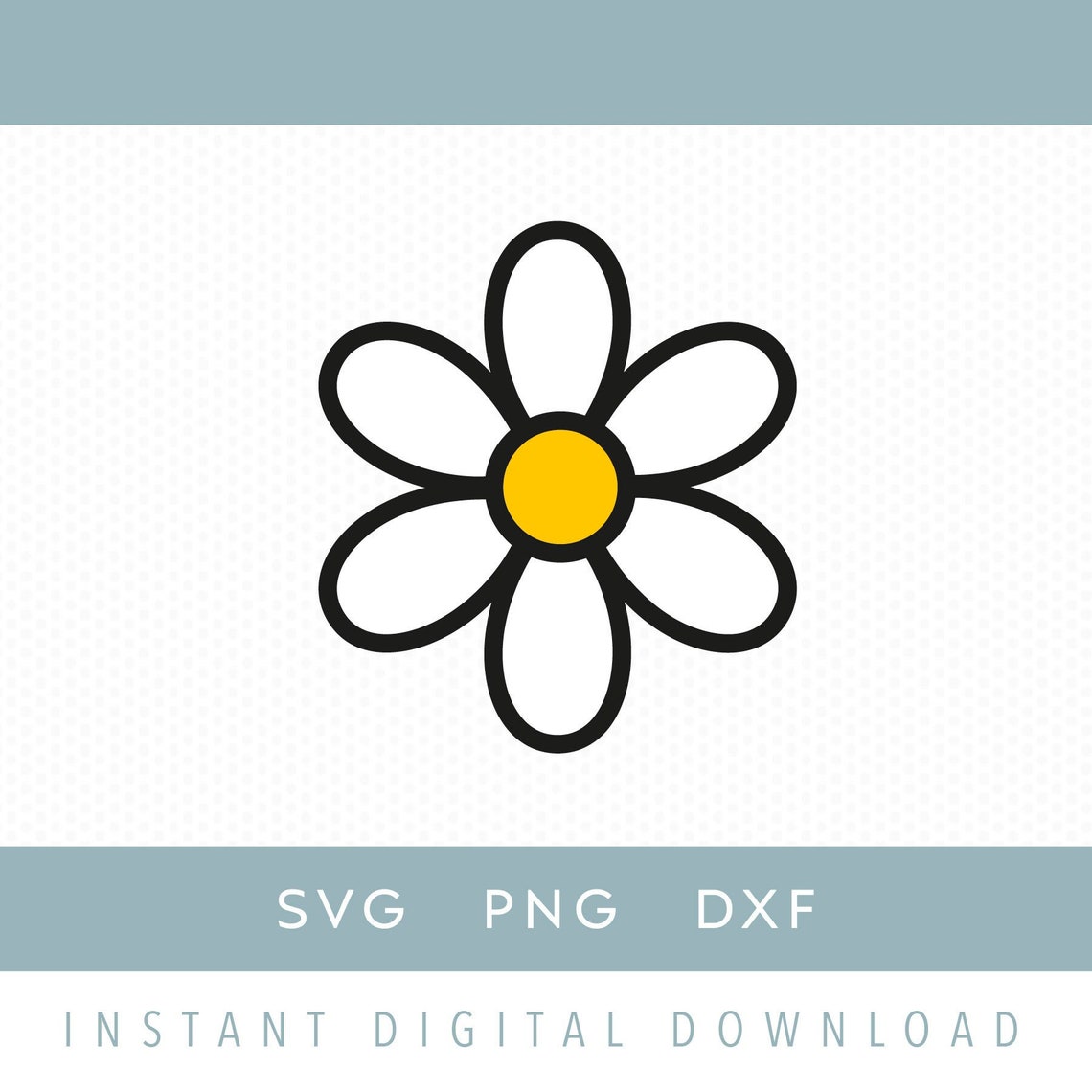 Daisy SVG | Daisy Flower Clipart | Instant Digital Download - Etsy