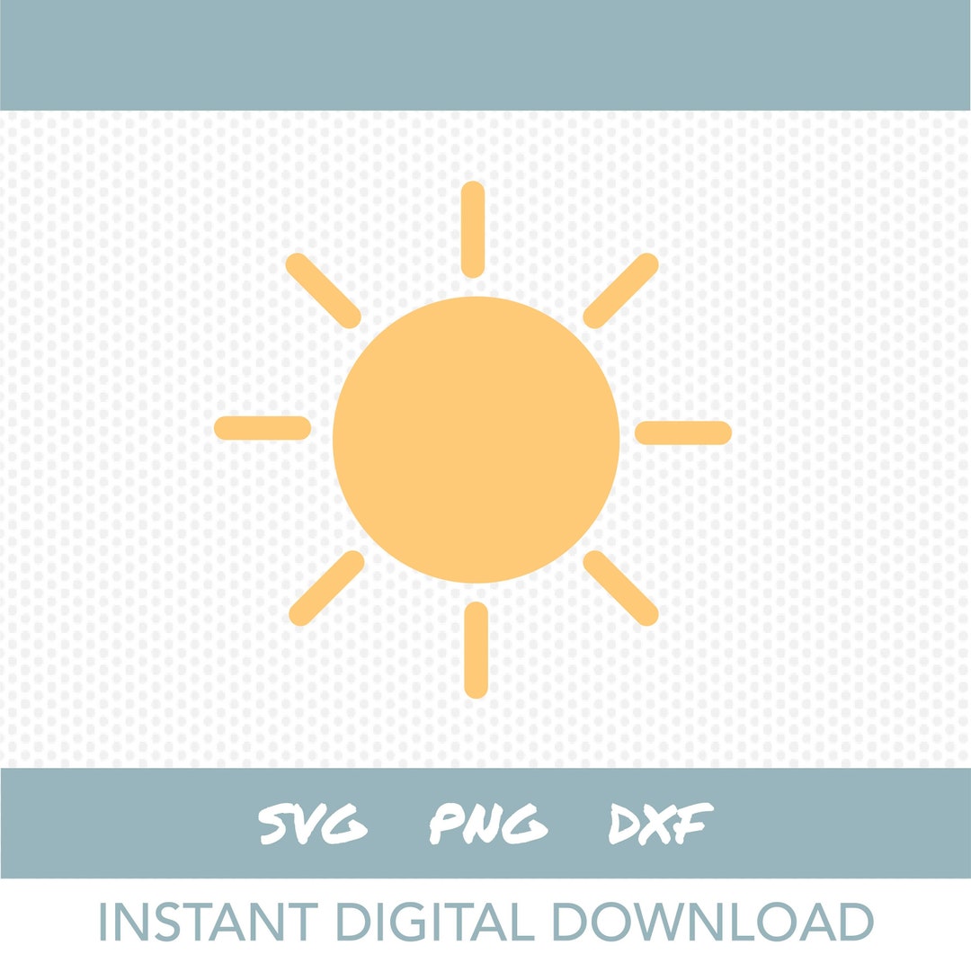 Sun SVG | Sunshine Clipart | Boho Sun Vecto |instant Digital Download ...