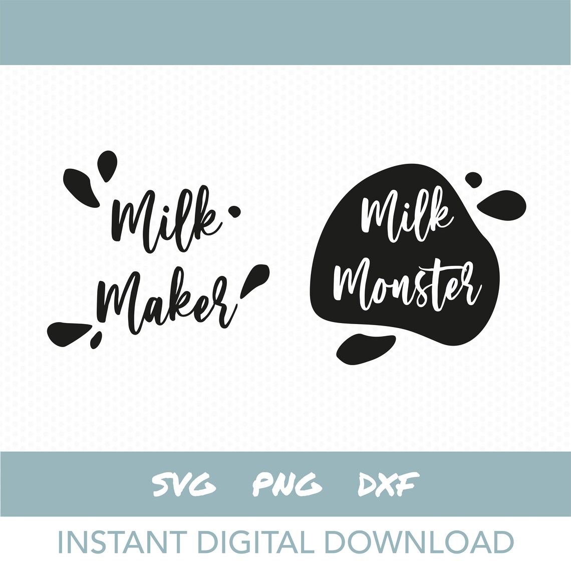 Milk Maker, Milk Monster Svg | Mom and Baby Breastfeeding Png | Instant ...
