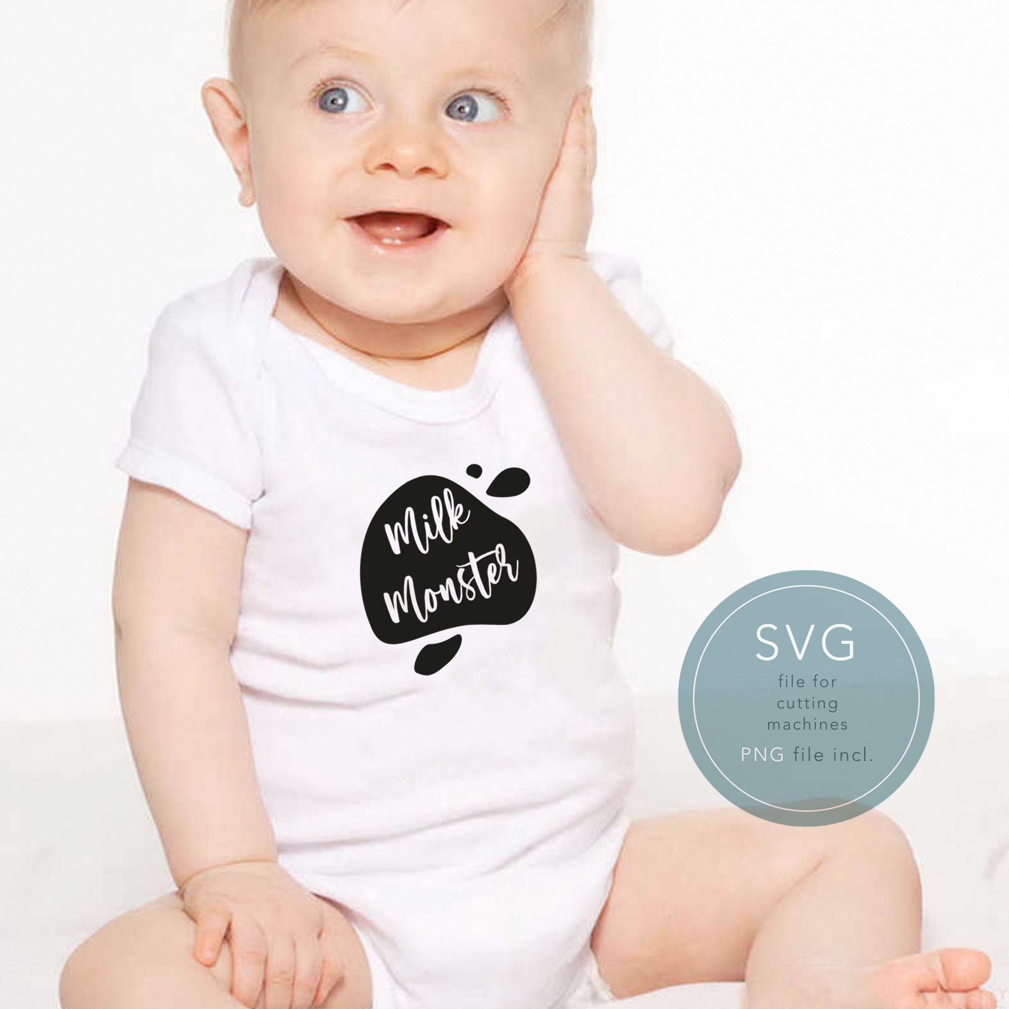 Milk Maker, Milk Monster Svg | Mom and Baby Breastfeeding Png | Instant ...