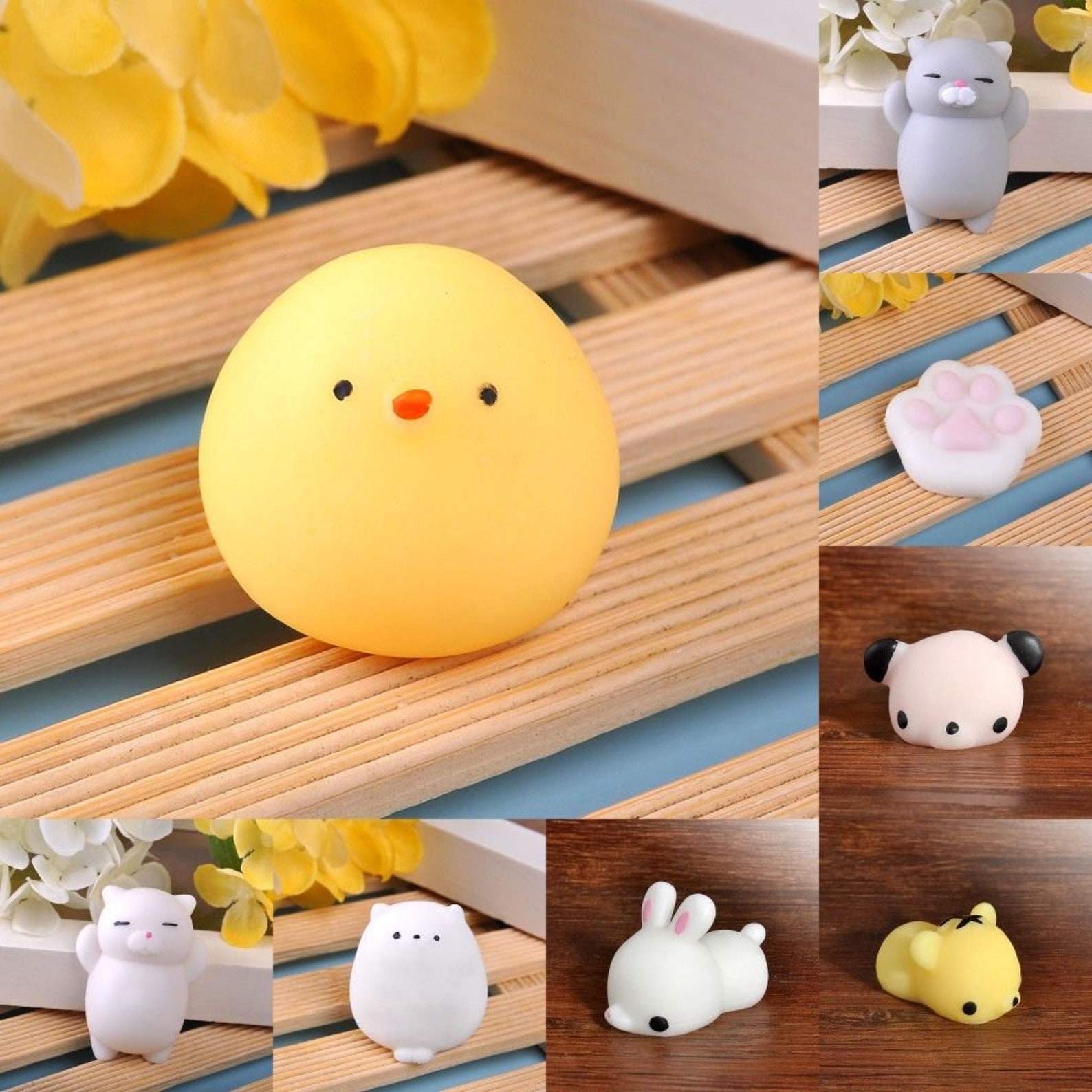 Cute Kawaii Mochi Squishy Animal Squeeze Healing | Etsy