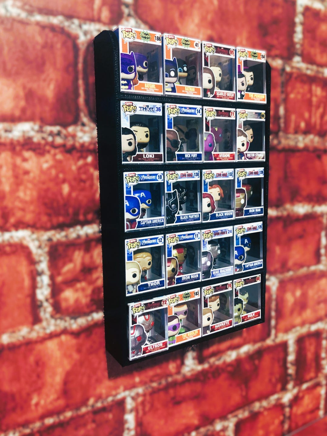 Wall Mounted Display for Individual Funko Bitty Pops - Etsy