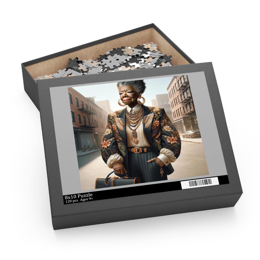 Maya Angelou Portrait Puzzle | African American Poet Puzzle I Black ...