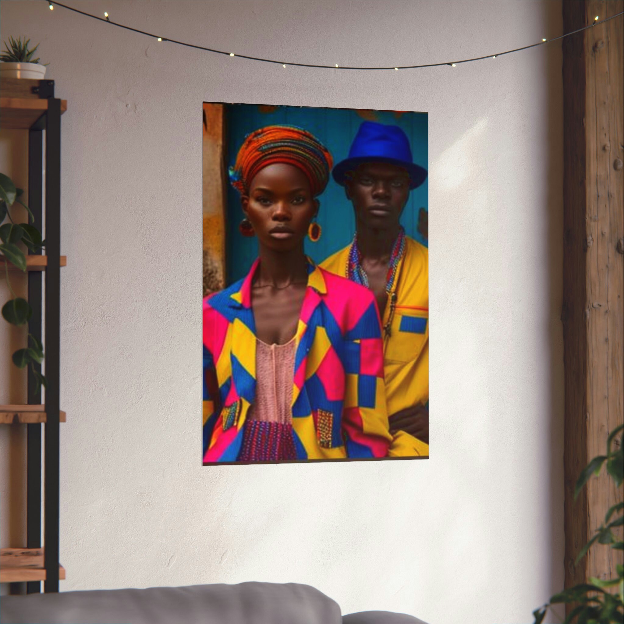 West African Matte Poster African Wall Decor African Streetwear Poster ...
