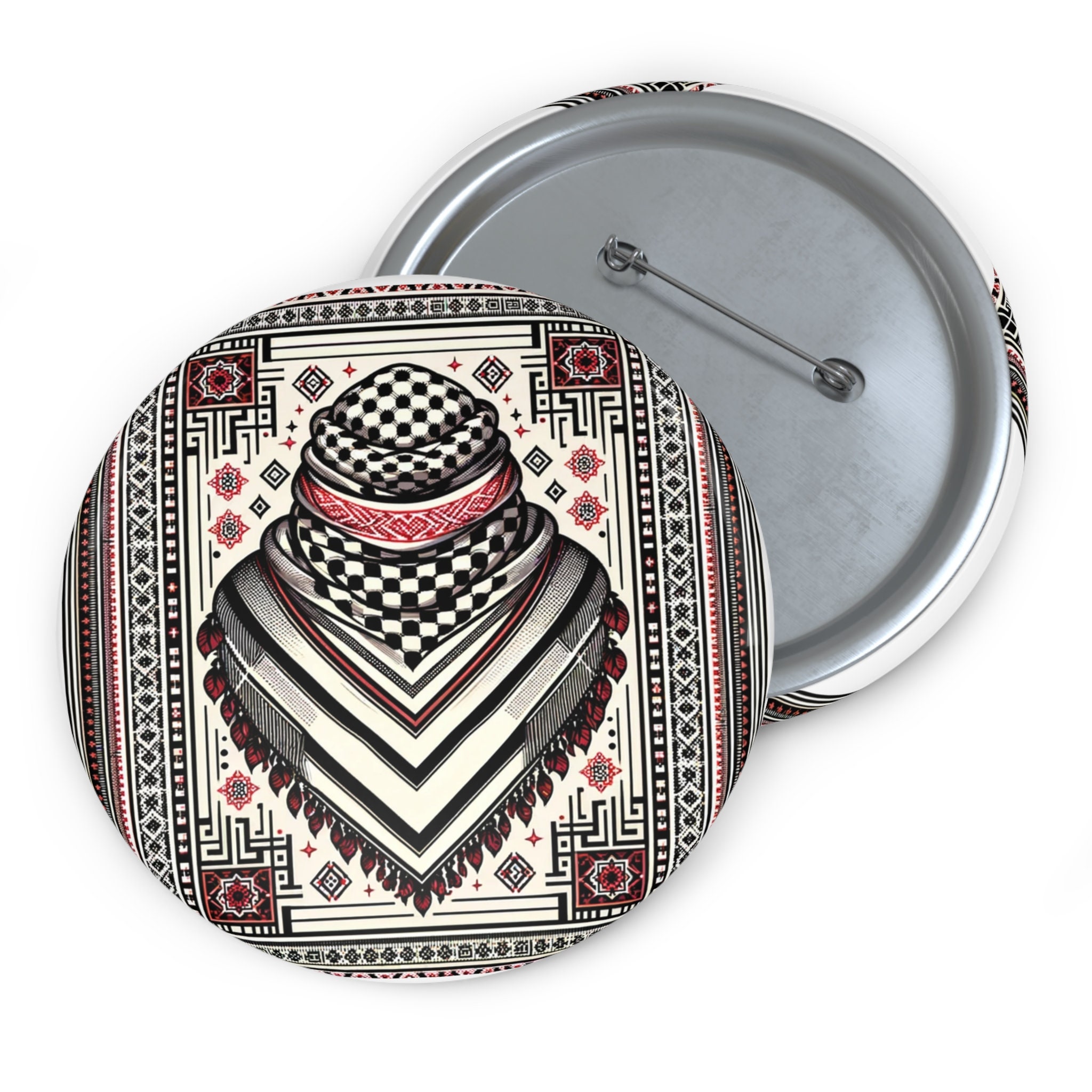 Palestine Freedom Pin Human Rights Support Badge, Peace Solidarity Pin ...