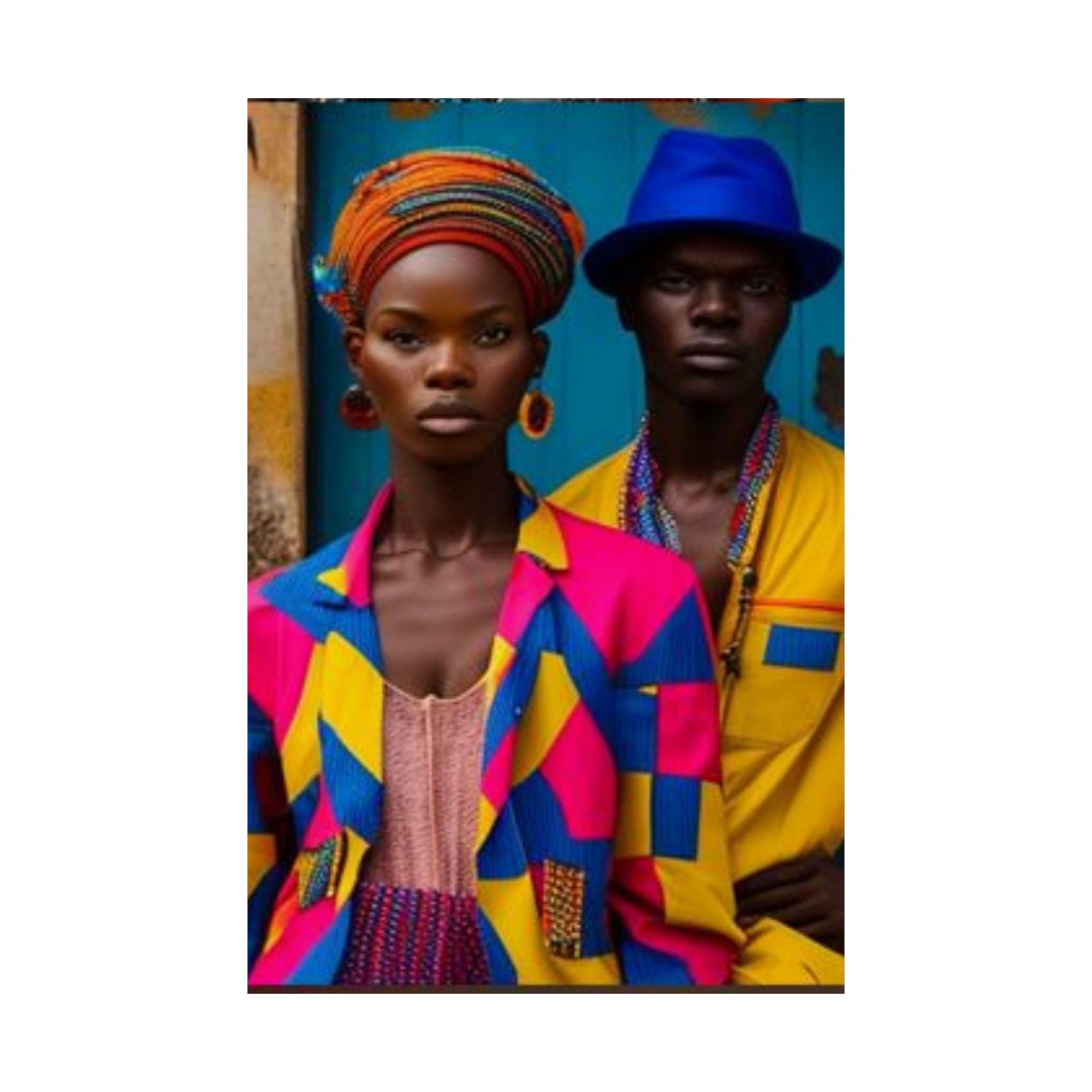 West African Matte Poster - African Wall Decor - African Streetwear ...