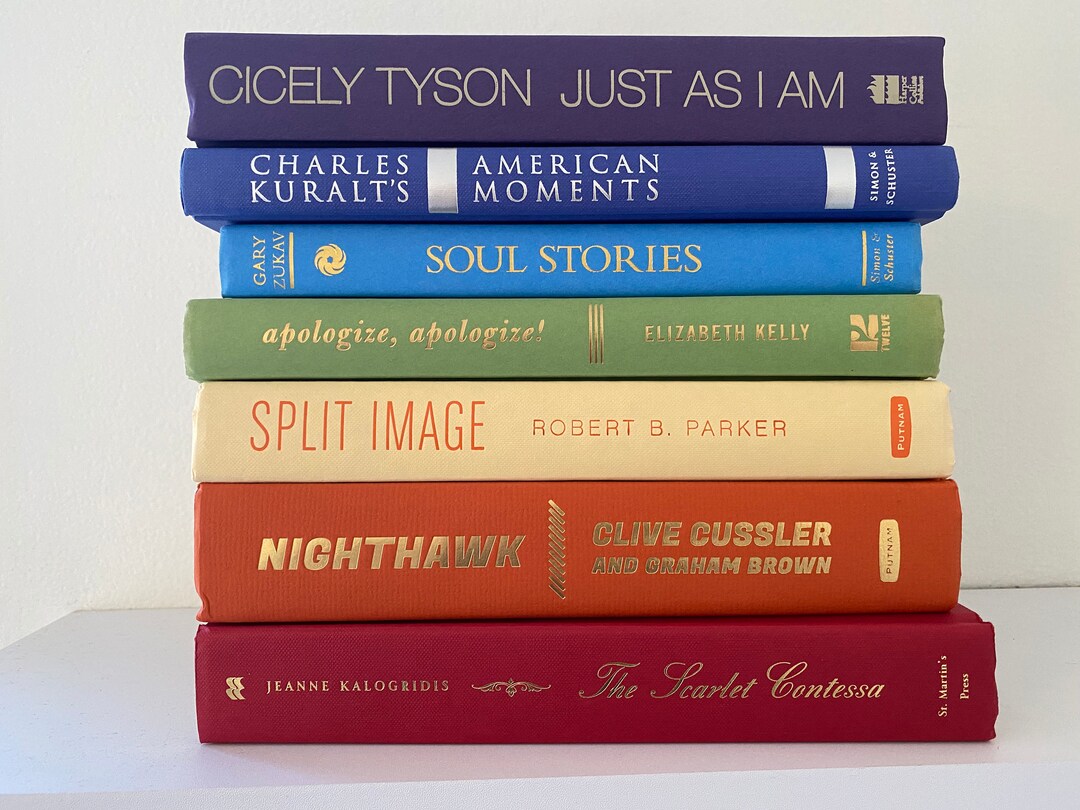 PRIDE - Just as I Am Book Bundle - Decorative Books for Decor (rainbow ...