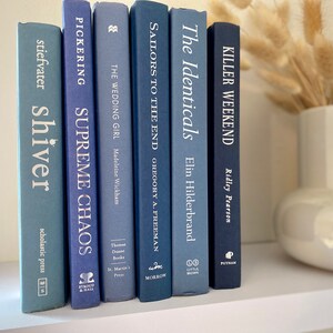 Denim Book Bundle - Decorative Books for Decor (blue, Light Blue) - Etsy
