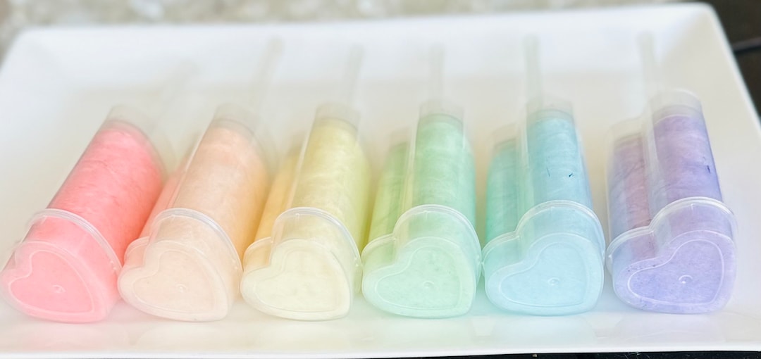 Bundle Heart Cotton Candy Push Pop - Etsy