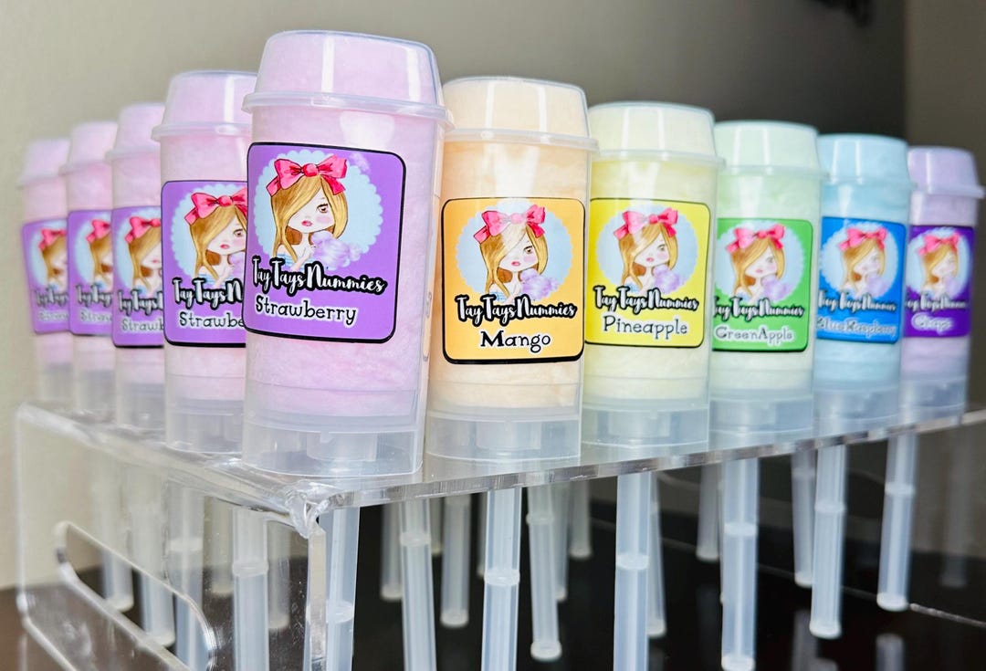 Individual Cotton Candy Push Pop - Etsy