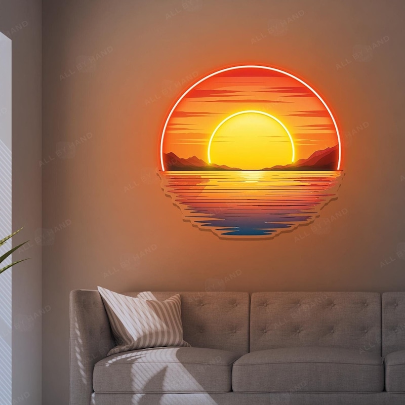 Sunset Neon Sign - Etsy