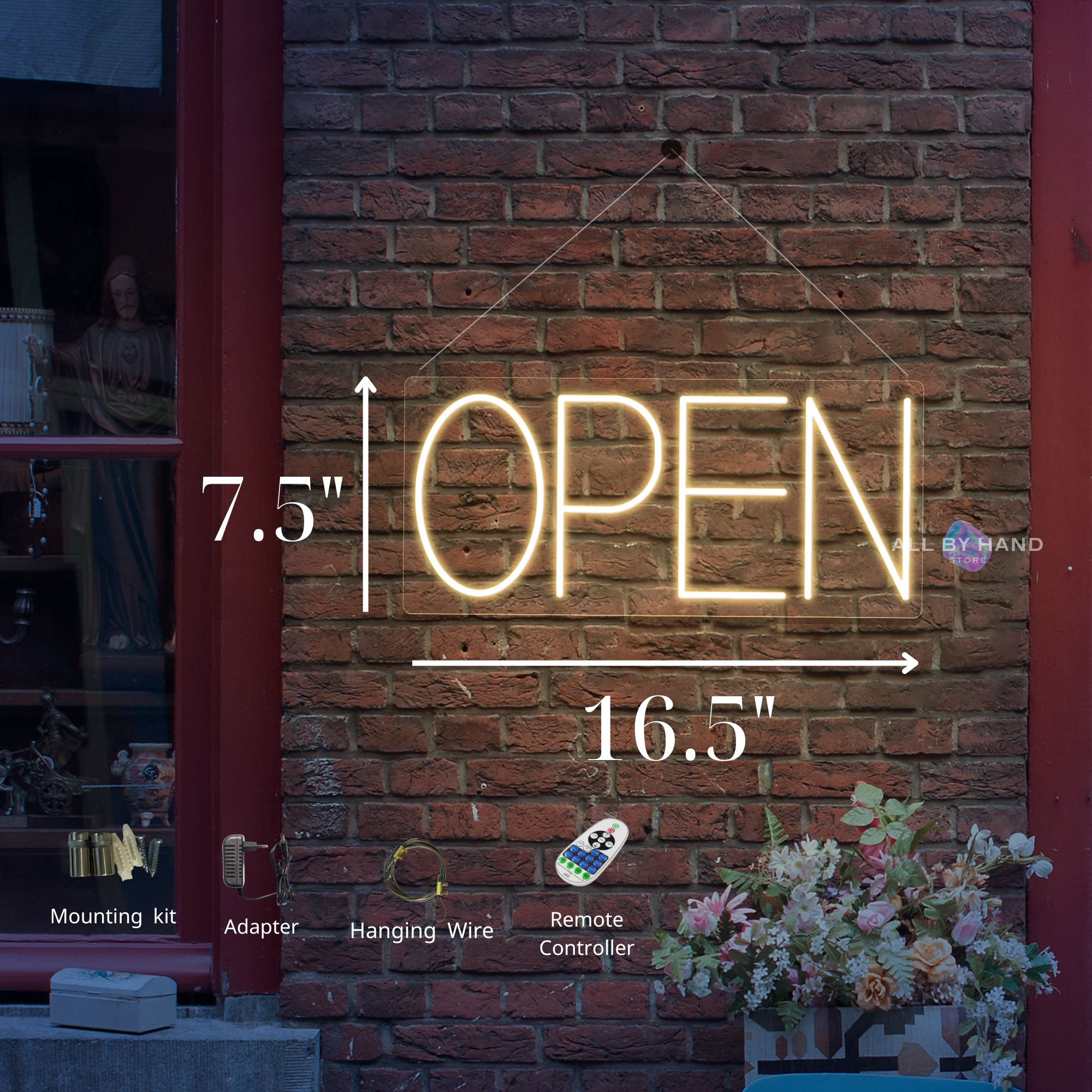 Outdoor Open Neon Sign Outdoor Waterproof Open Sign Open Sign for ...