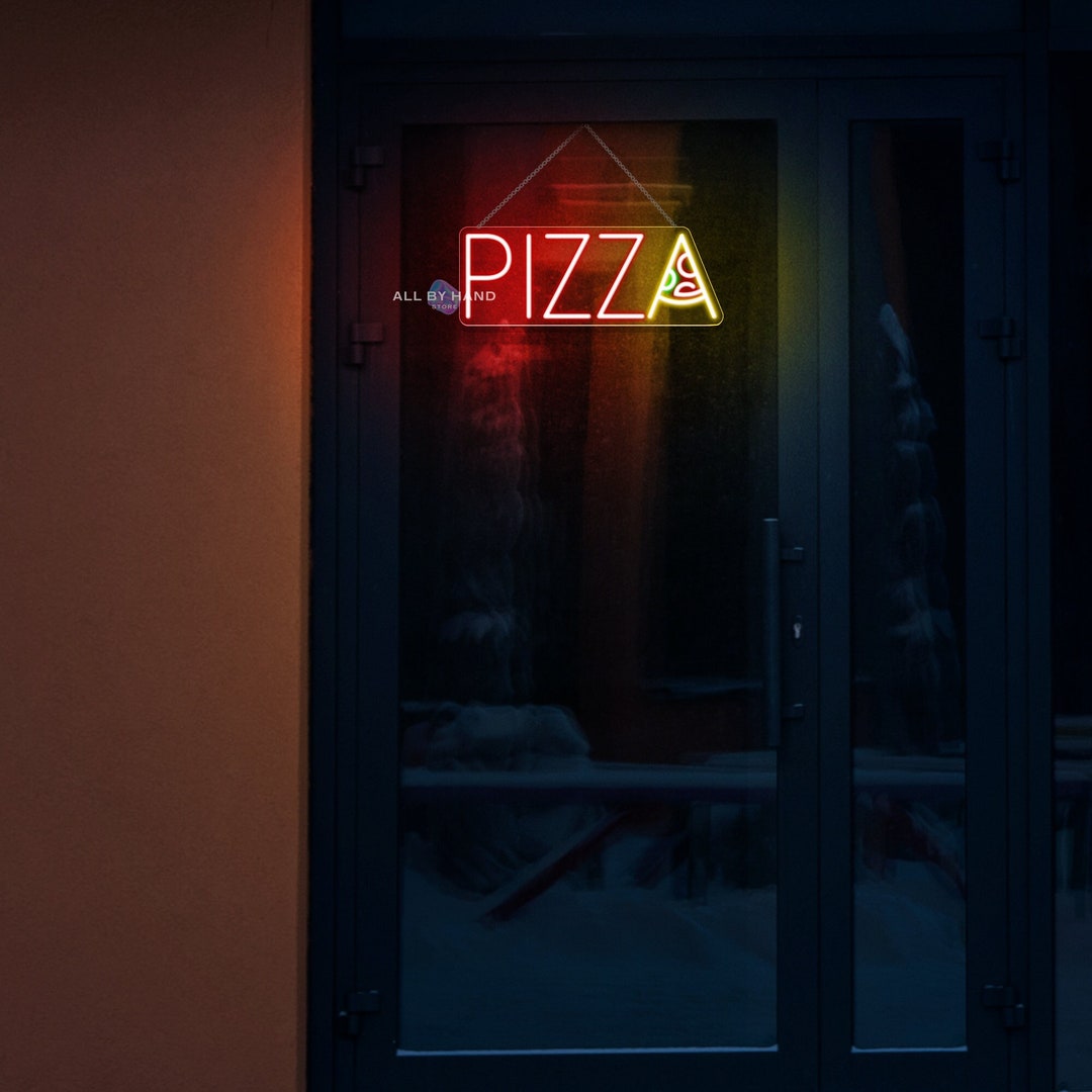 Pizza Neon Sign Pizza LED Sign Neon Pizza Sign Pizza Open Neon Sign ...