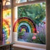 Stained Glass Pride Flag, Stained Glass Gay Pride Pattern, Digital ...