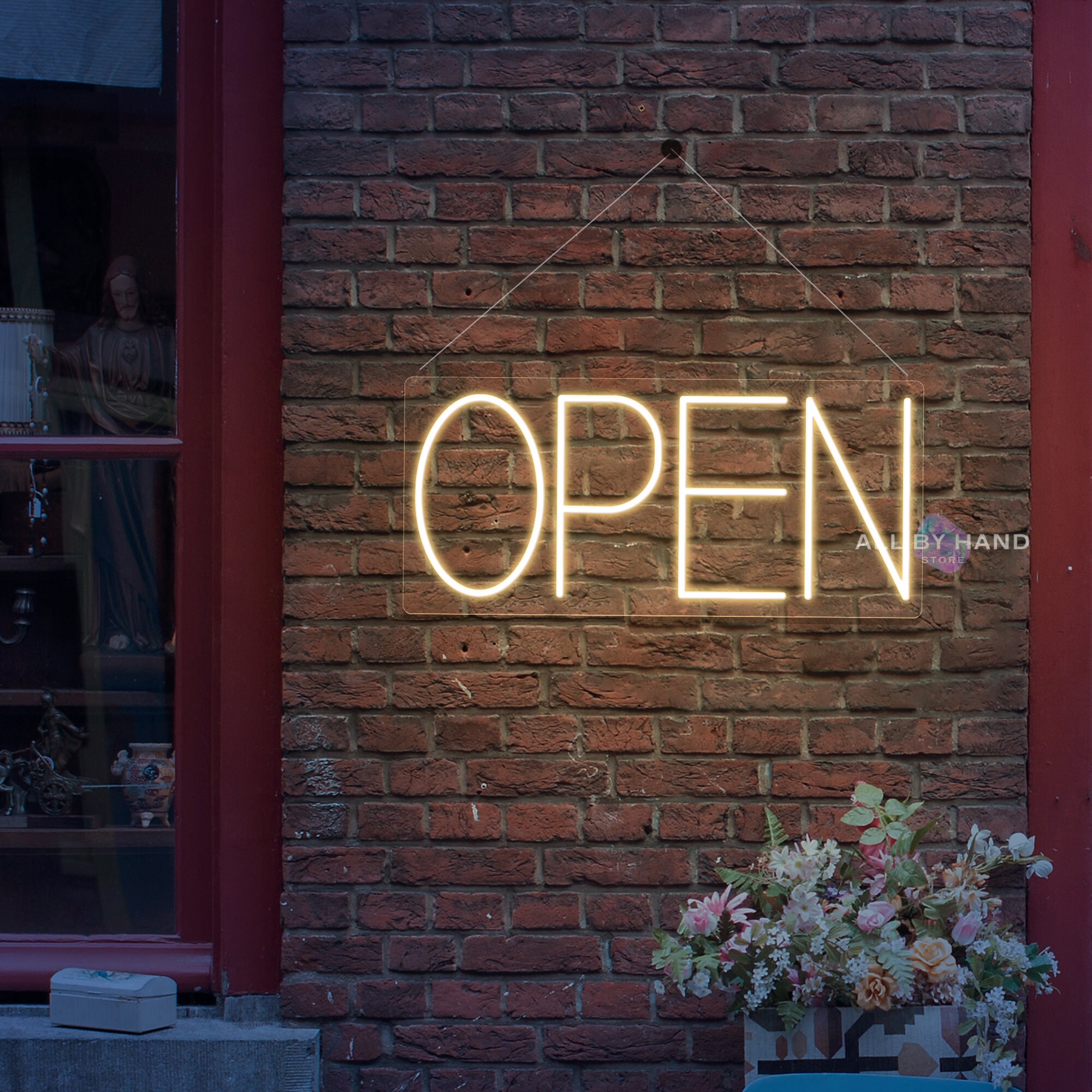 Outdoor Open Sign Lighted Open Sign Outdoor Waterproof Open Sign Open ...