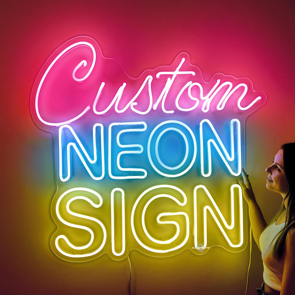 Texas Map Led Sign Texas Led Neon Sign Texas Wall Decors Cactus Neon ...