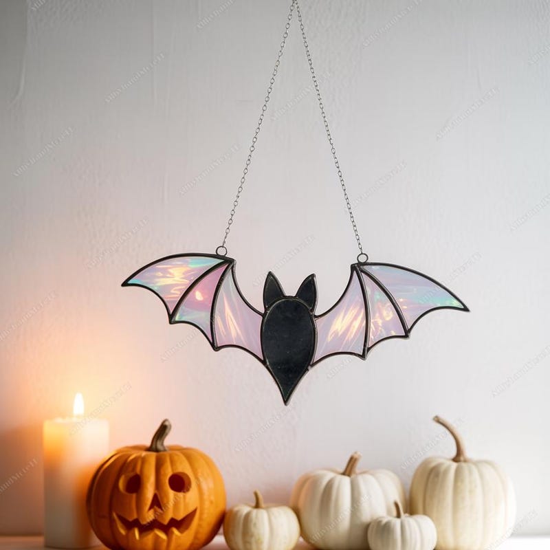 Bat Stained Glass Pattern - Etsy