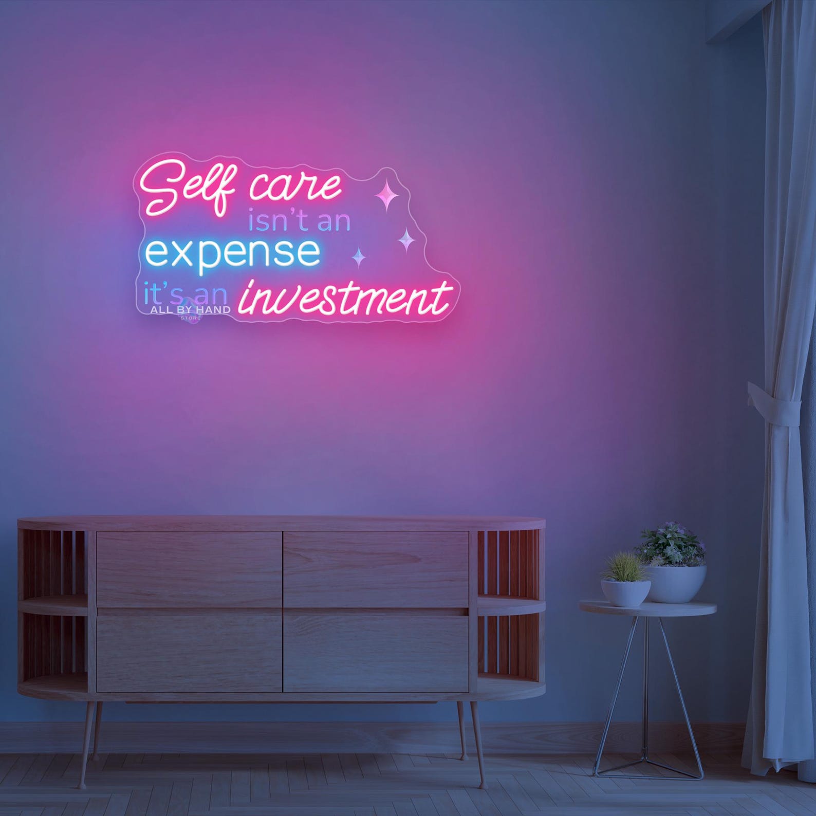 Self Care Sign Self Care Isn't an Expensive Sign Med Spa Neon Sign Spa ...