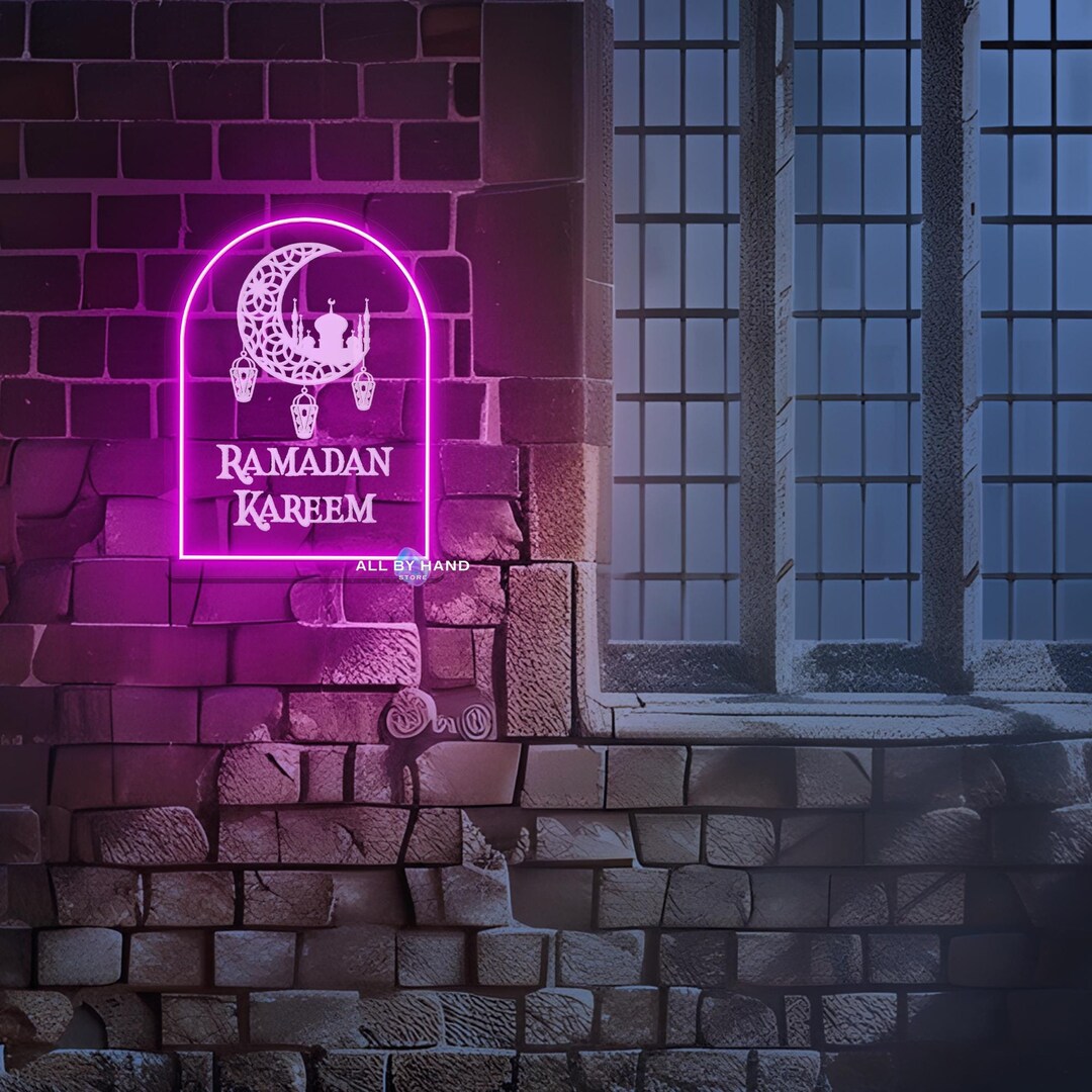 Ramadan Kareem LED Sign Ramadan Mubarak Neon Sign Custom Ramadan Decors ...