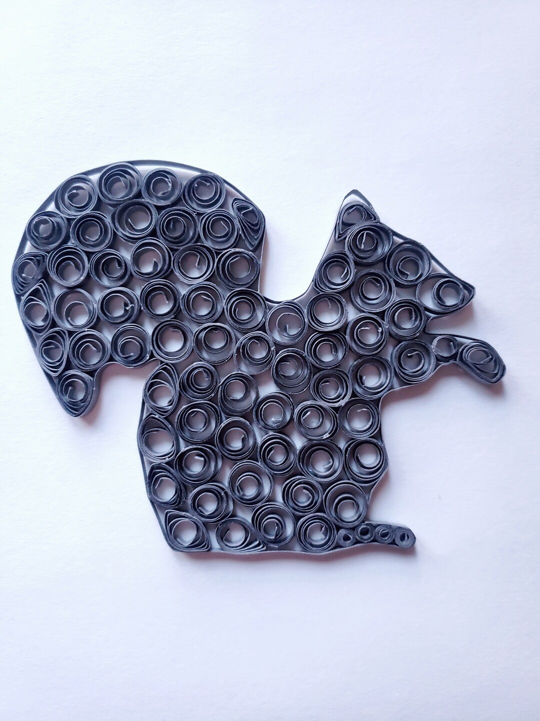 Nuts About You Gray Squirrel Framed Quilling - Etsy