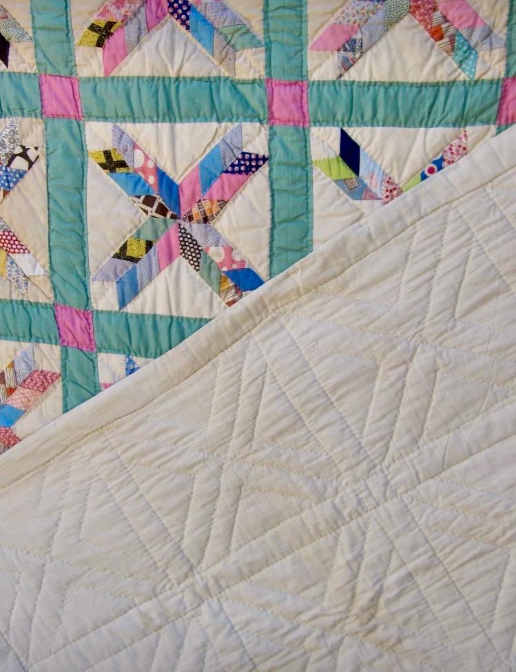 Antique X Marks the Spot Quilt - Etsy